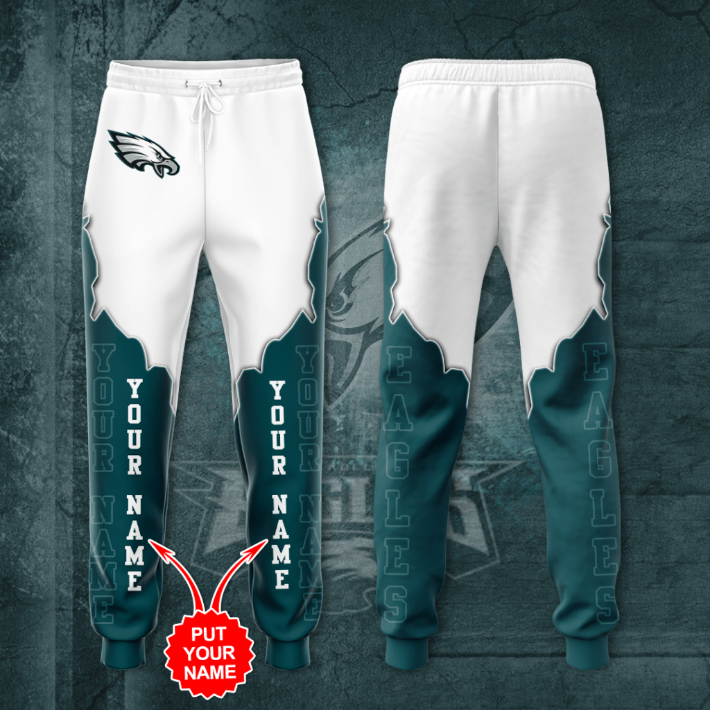 Personalized PE Sweatpants for men - eaglesfanhome.com