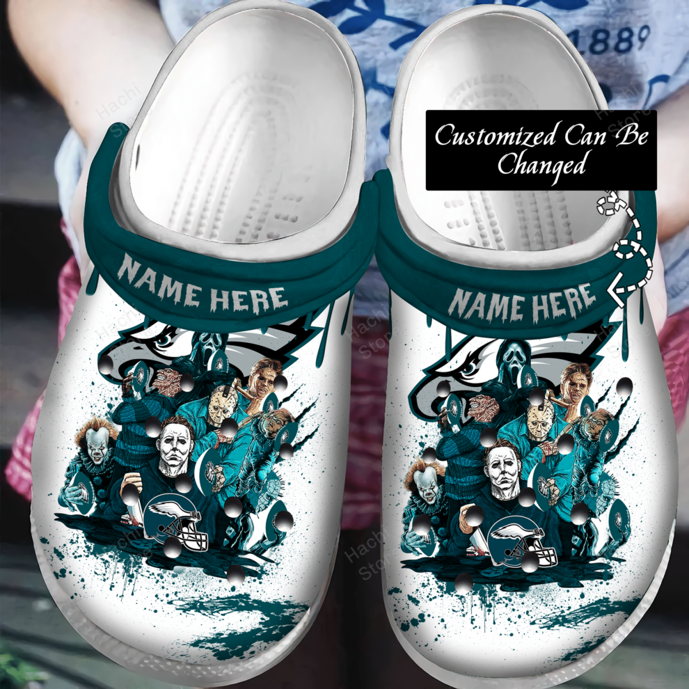 Philadelphia Eagles Crocs Personalized Philadelphia Eagles Crocs ...