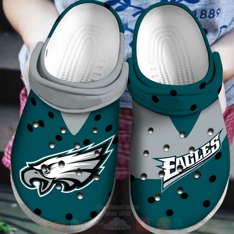NFL Philadelphia Eagles Crocband Crocs Clog Shoes - eaglesfanhome.com